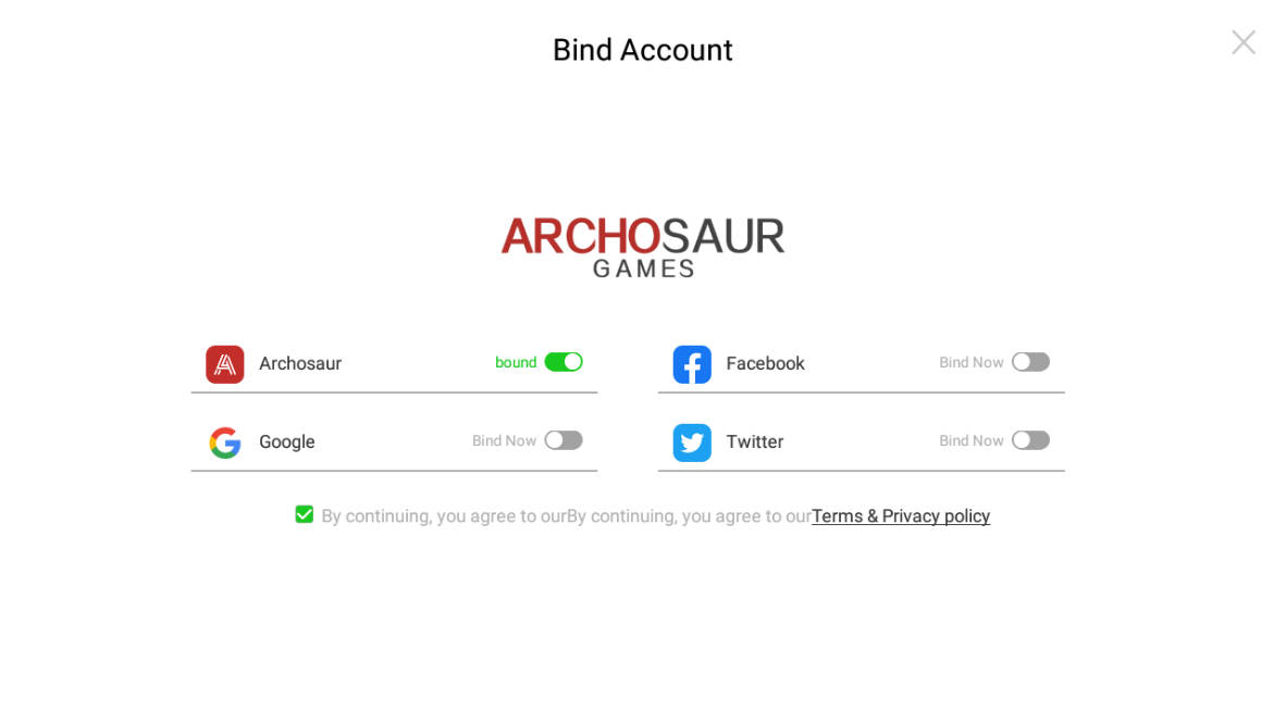 How to bind an account